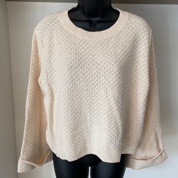 Roxy | Sweaters | Brand New Roxy Cream Flaresleeved Sweater | Poshmark